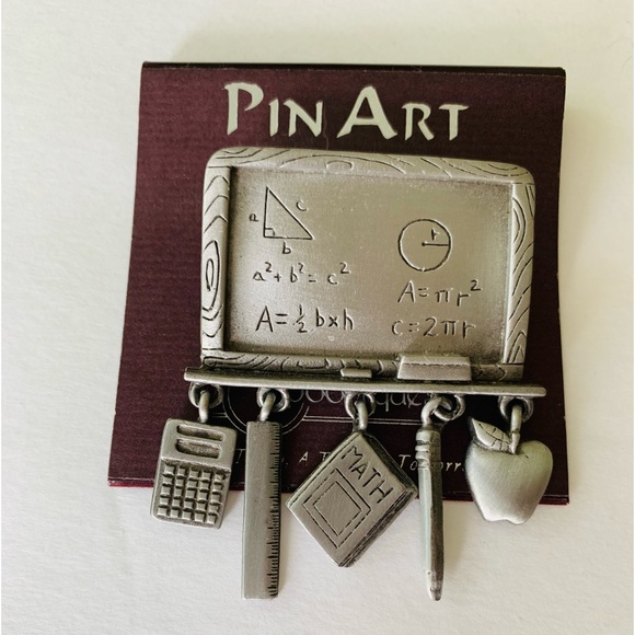JJ Jonette | Jewelry | Math Teacher Pin Brooch Math Symbols New On ...